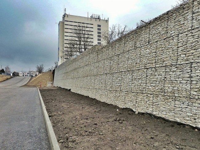 Heavy Gabion Rock Baskets For Retaining Walls 3.0 - 6.0mm Wire Gauge