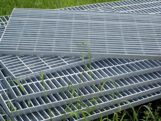 25 X 5 Electro Building Galvanised Steel Mesh Walkway Q235 Press Welded ...