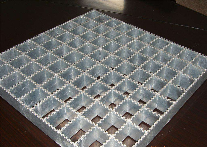 Powerful Open Steel Floor Grating , Anti Corrosion Welded Steel Bar Grating