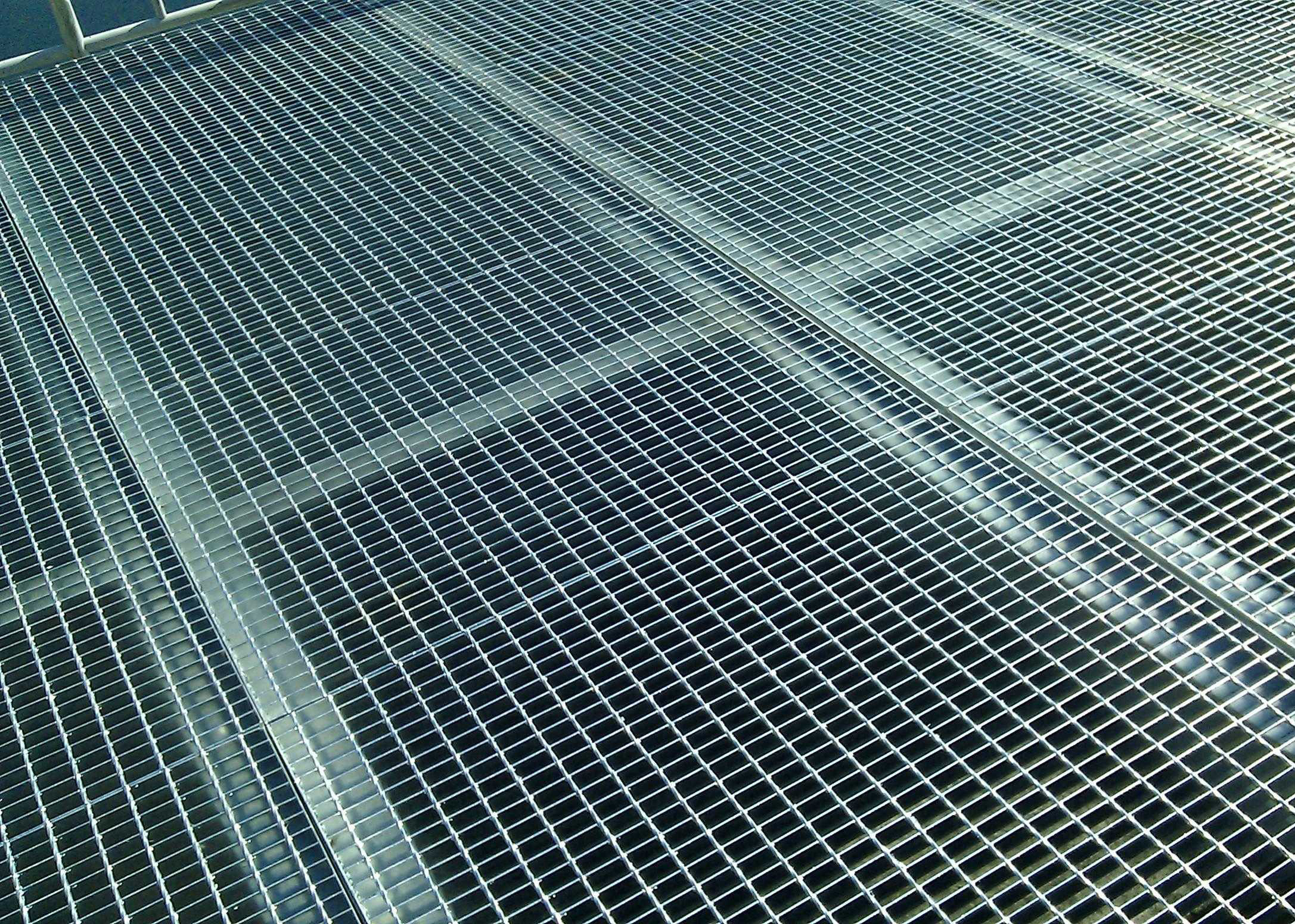 Closed End Plain Platform Steel Grating Welded Bar Grating 6m Length